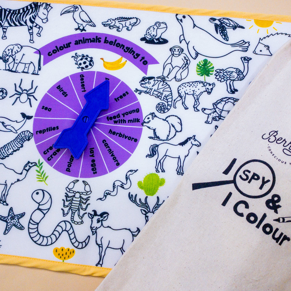 I Spy & I Colour - Wild animals – Berry Bee