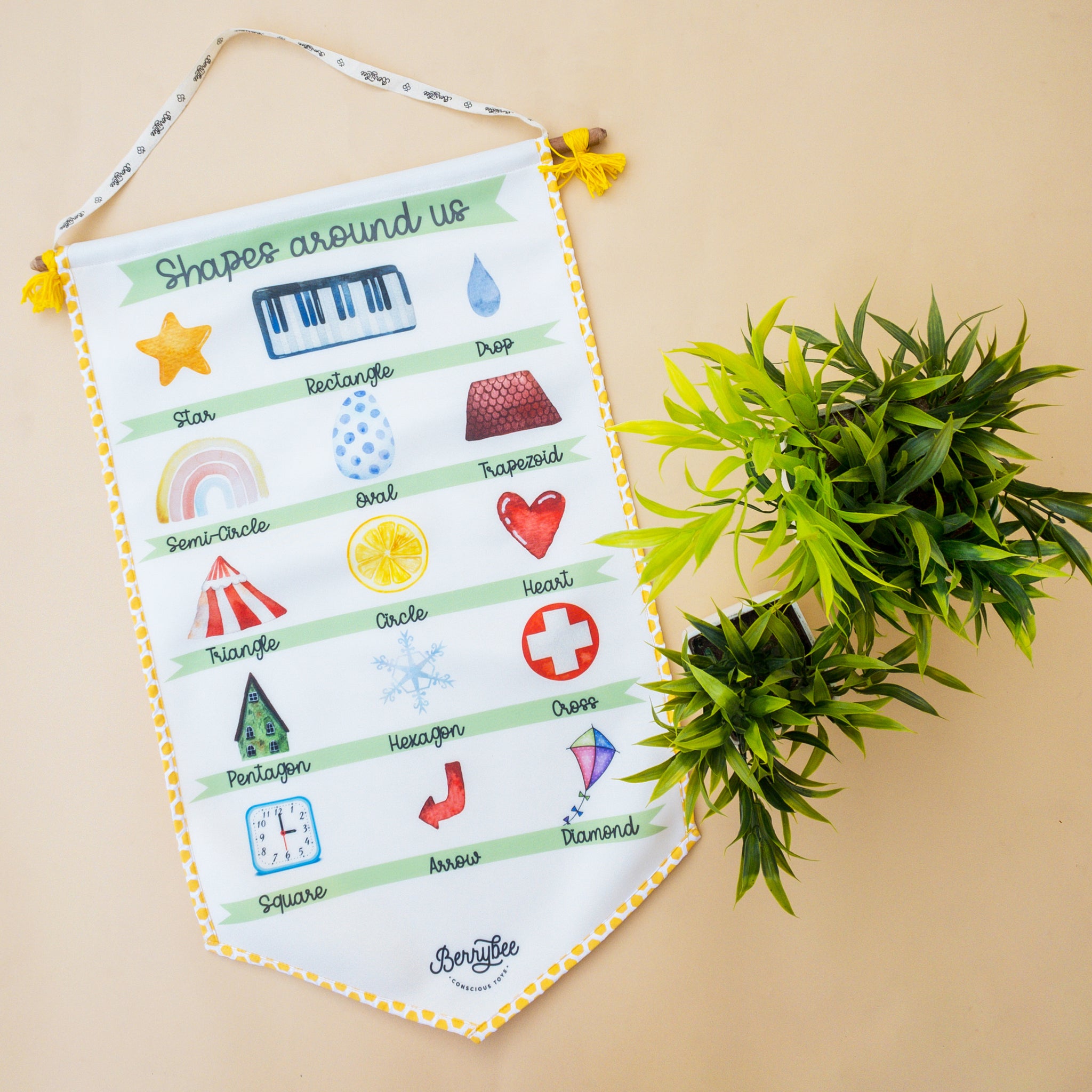 Shapes Educational Poster – Berry Bee